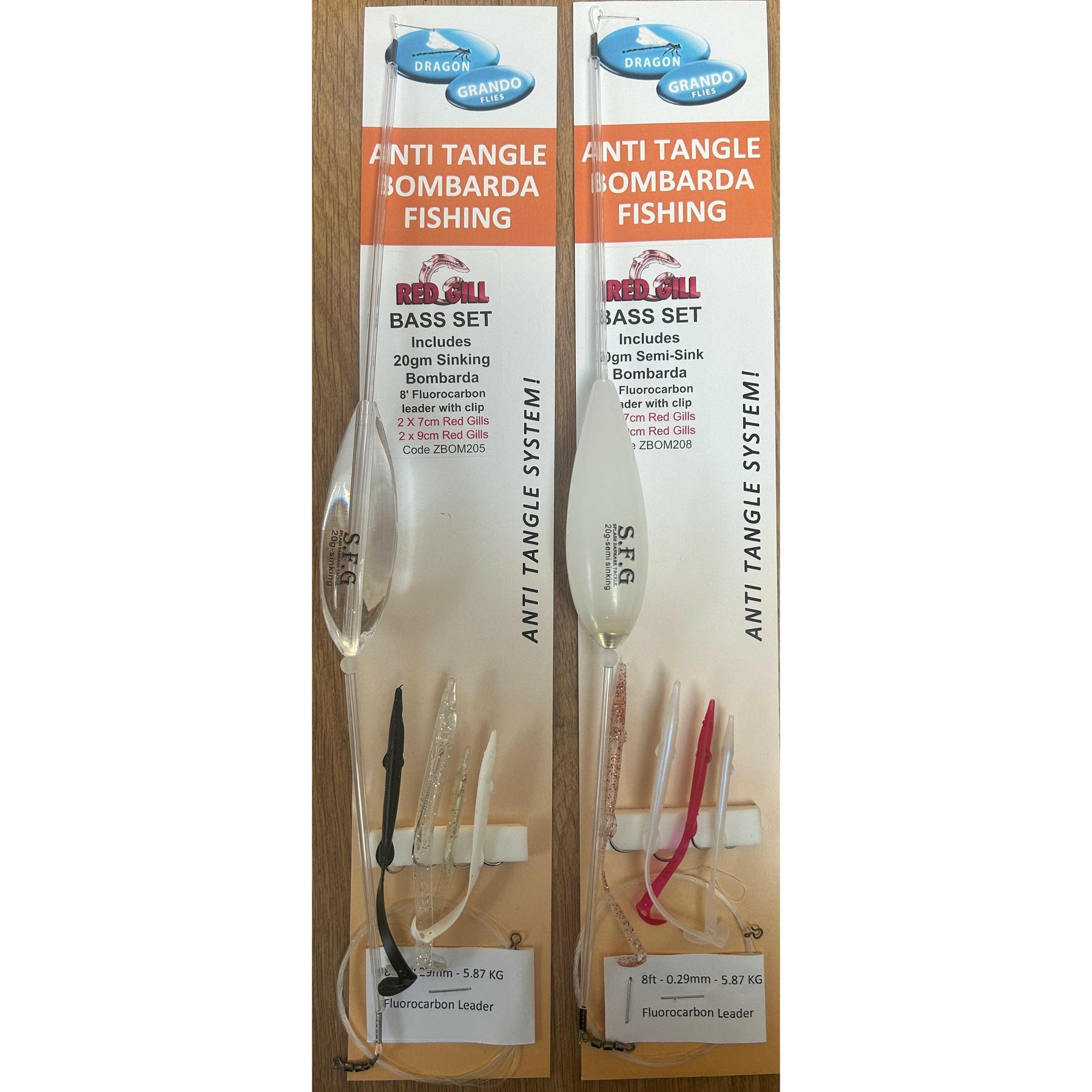 Anti-Tangle Bombarda Saltwater Species Fishing Float Systems