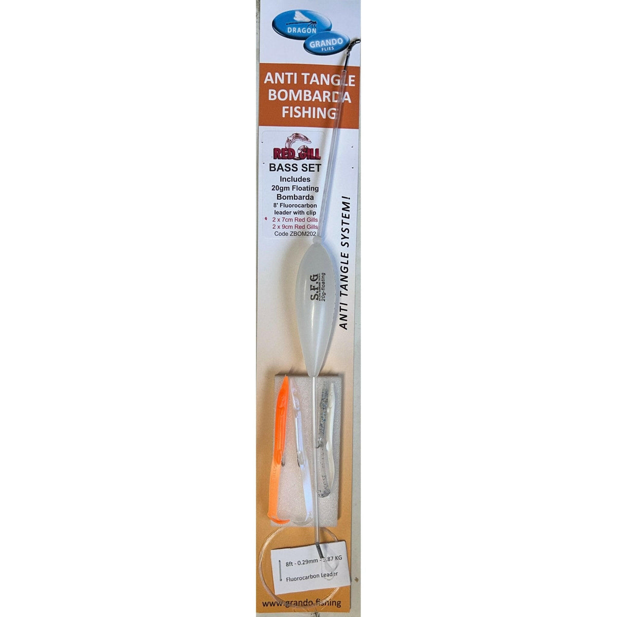 Anti-Tangle Bombarda Saltwater Species Fishing Float Systems